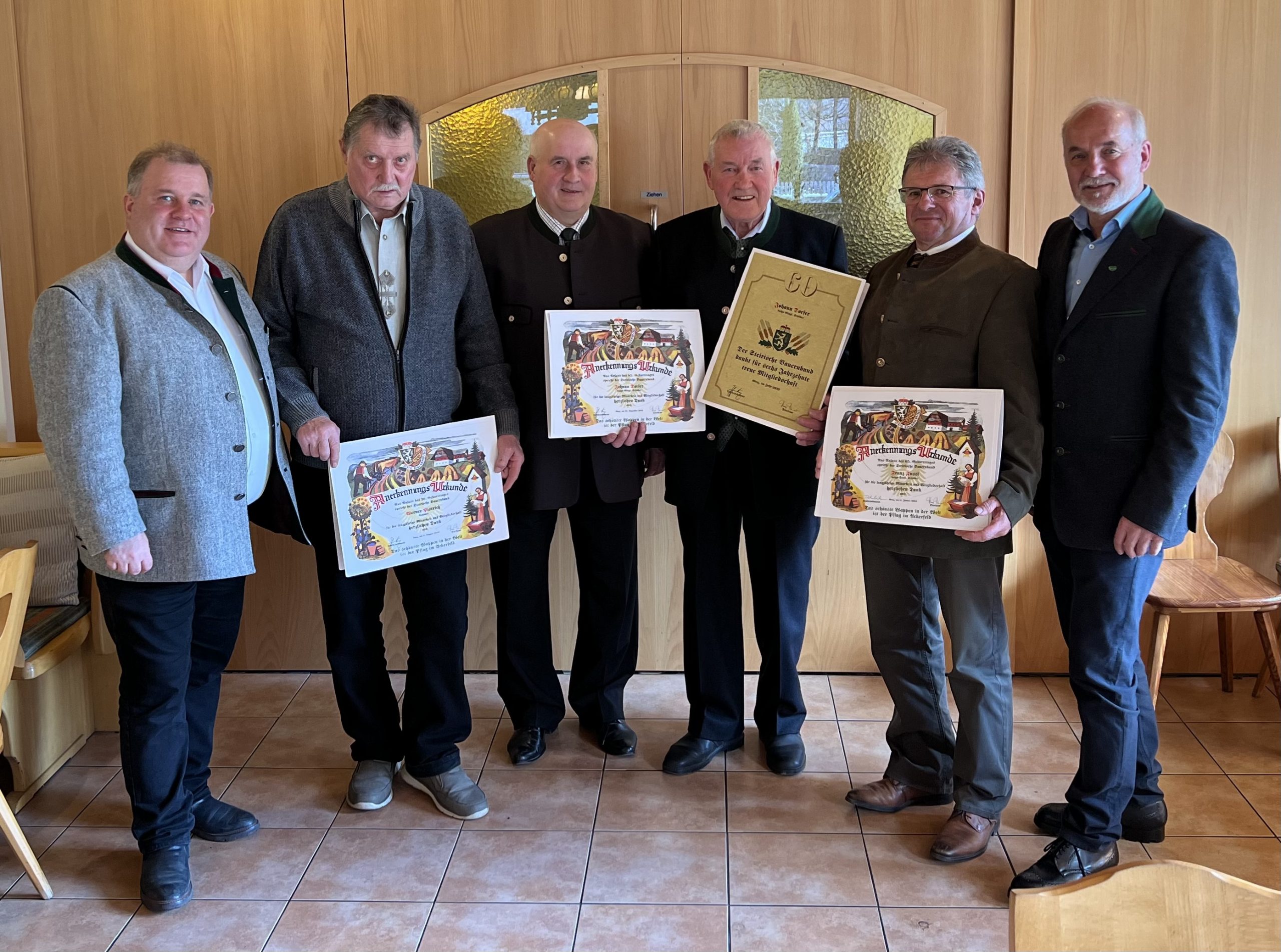 Gratulationen vom Bauernbund - Schöder